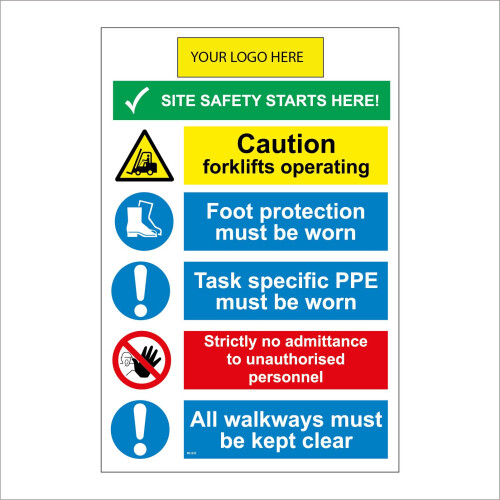 (400 x 600mm - 16 x 24, C - Dibond / Composite Aluminium) MU320 Safety ...