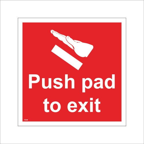 (900 x 900mm - 35 x 35, C - Dibond / Composite Aluminium) FI249 Push ...