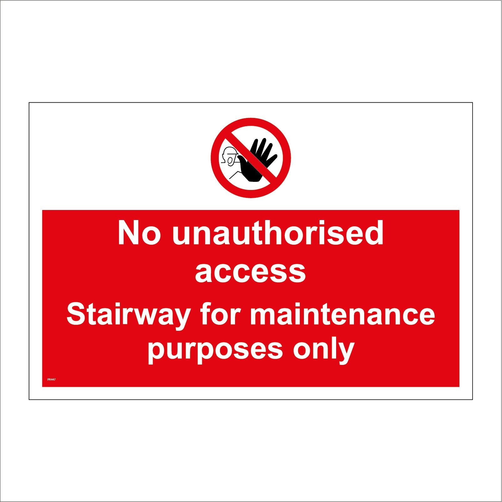 (600 x 400mm - 24 x 16, D - 1mm Pvc Foamex) PR447 No Unauthorised ...