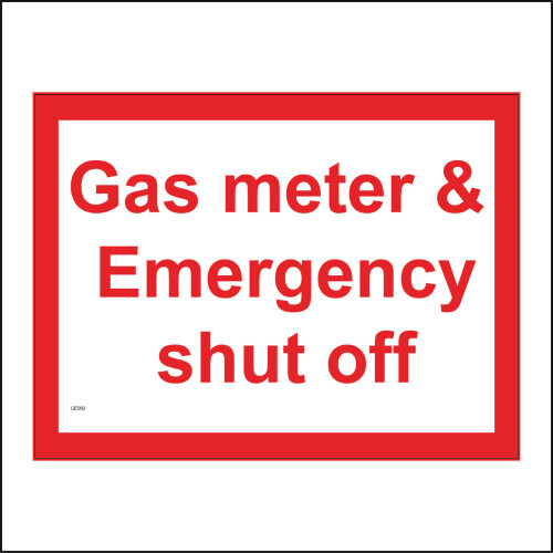 (300 x 200mm - 12 x 8, D - 1mm Pvc Foamex) GE992 Gas Meter And ...