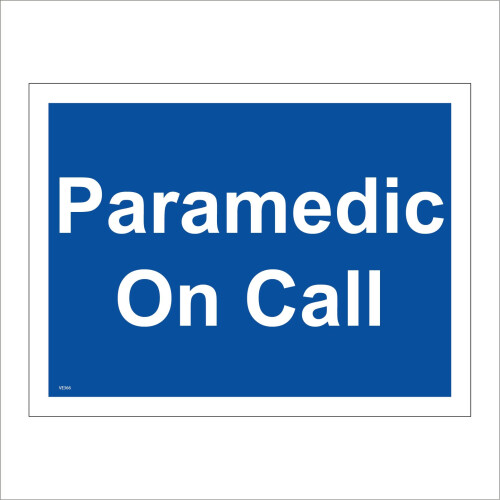 (150 x 100mm - 6 x 4, C - Dibond / Composite Aluminium) VE366 Paramedic ...