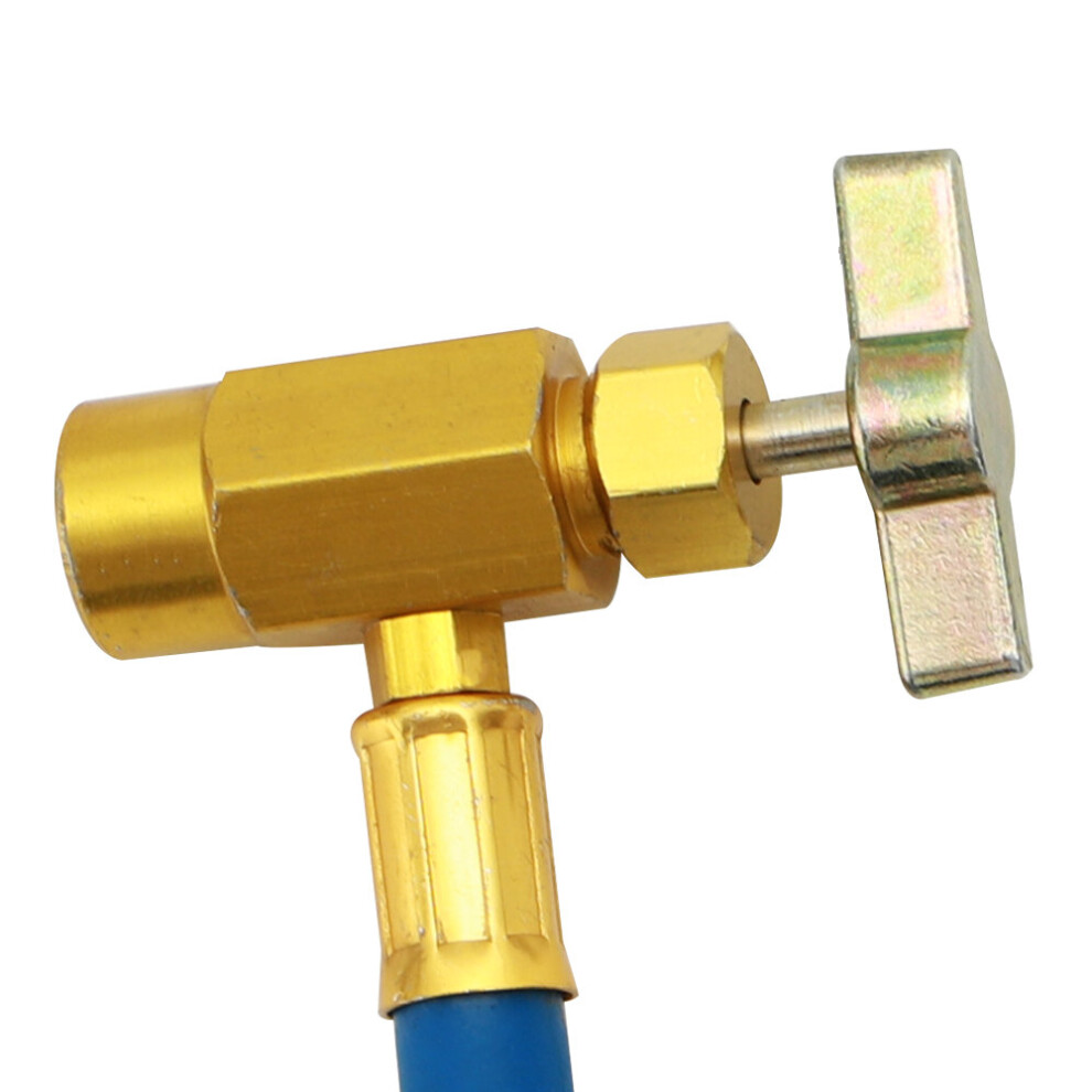 Car Air Conditioning Refrigerant Measuring Tool Hose Gas Gauge R134A on ...