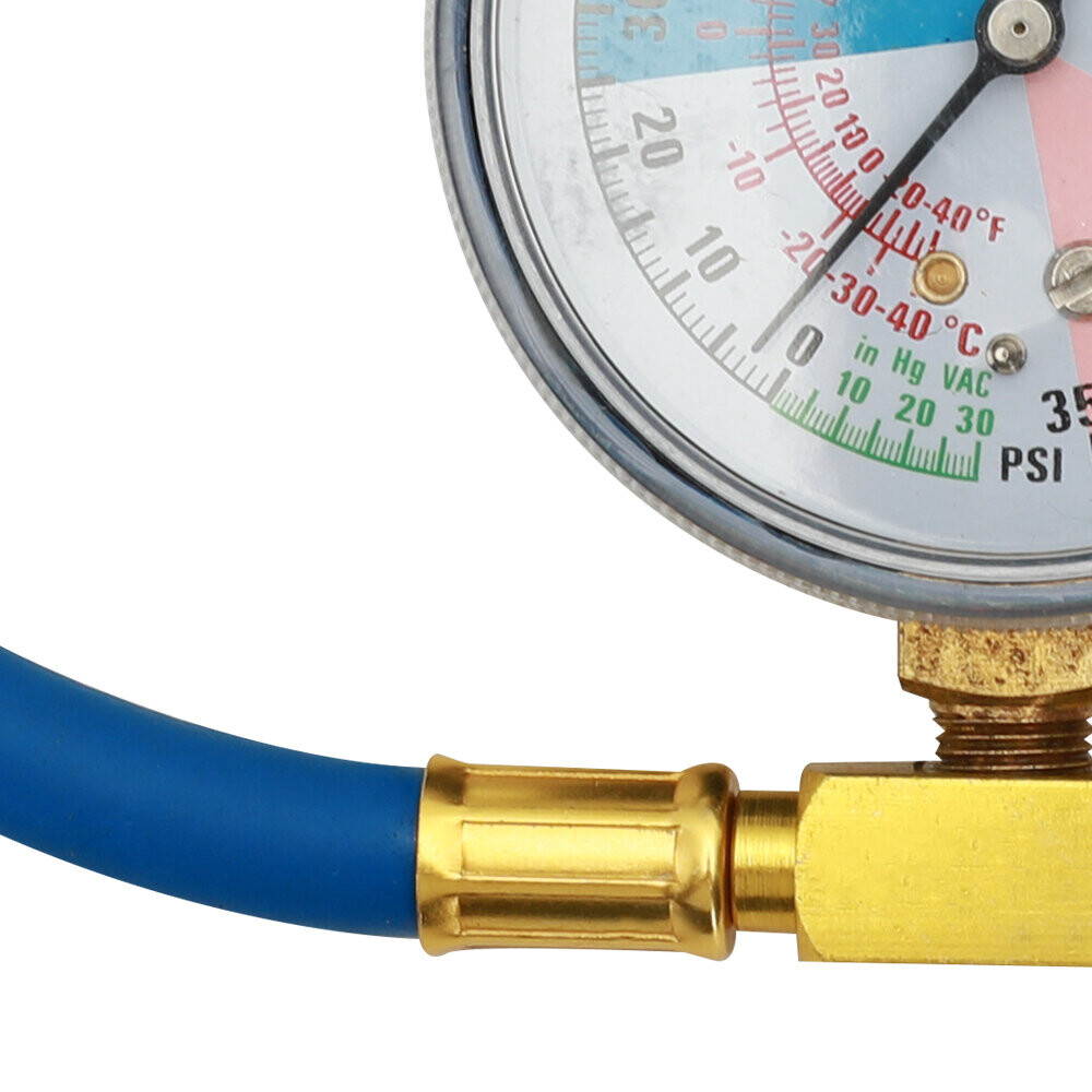 Car Air Conditioning Refrigerant Measuring Tool Hose Gas Gauge R134A on ...