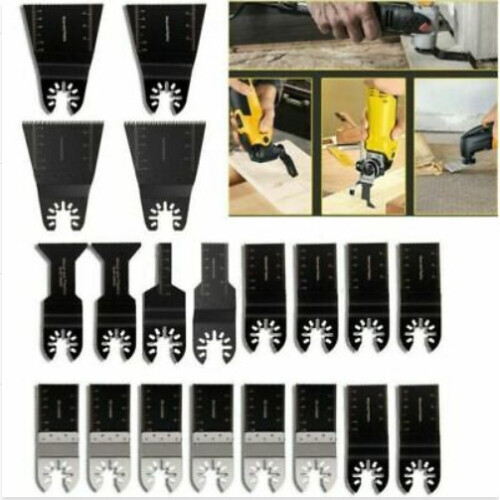 20x Metal Oscillating Multi Tool Saw Blade Kit For Wood Cutting Blades ...