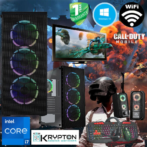 Refurbished ULTRA FAST Gaming PC Bundle Intel Core i7 16GB 1TB Win 10 ...