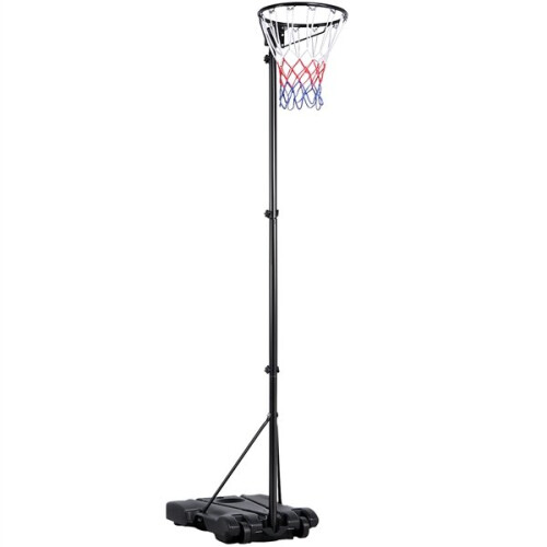 Yaheetech Adjustable Netball Post Full Size Portable Regulation Hoop on ...