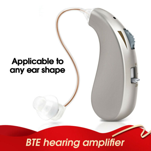 Digital Hearing Aid Rechargeable Adjustable Voice Amplifier Behind Ear ...