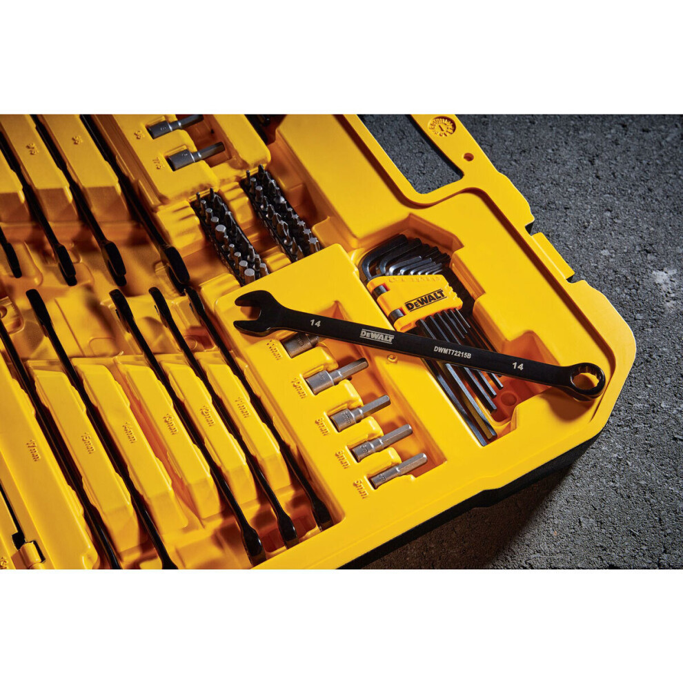 DeWalt Mechanics Set 184pc DWMT45184 1 Socket Ratchet Tool Kit Spanner
