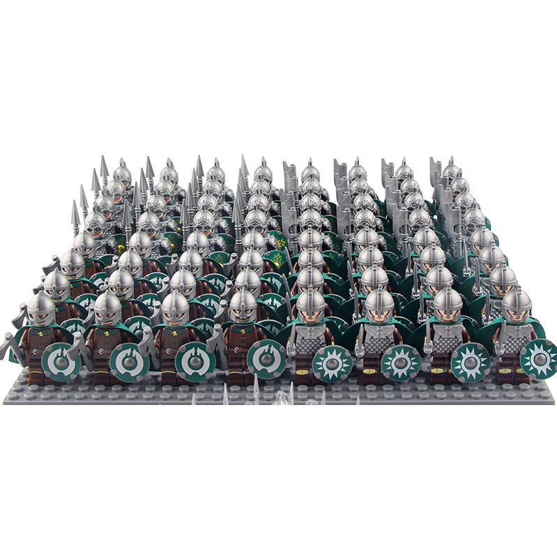 (Rohan Battalion A) Lord of the Rings Dewarf Gondor Rohan Minifigures ...