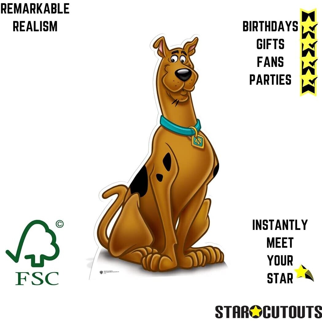 STAR CUTOUTS STSC683 Scooby Doo Official Digital Life Size Photo ...