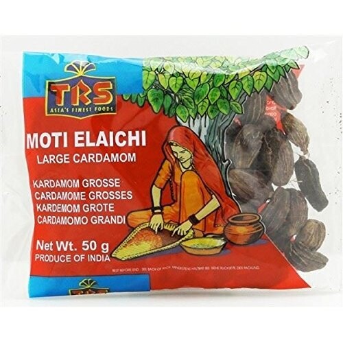 50g Large Black Cardamom Pods with Seed Smoky Flavour Moti Elaichi Soup ...
