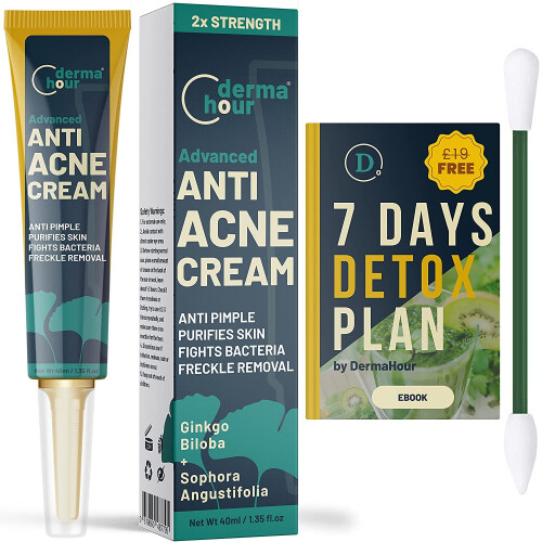 WINNER 2021. Anti Acne Removal Cream by DermaHour. Formula for Pimples ...