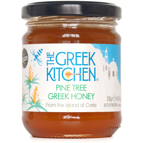 The Greek Kitchen Pine Tree Honey, Unheated & Unpasteurised, 250 g on OnBuy