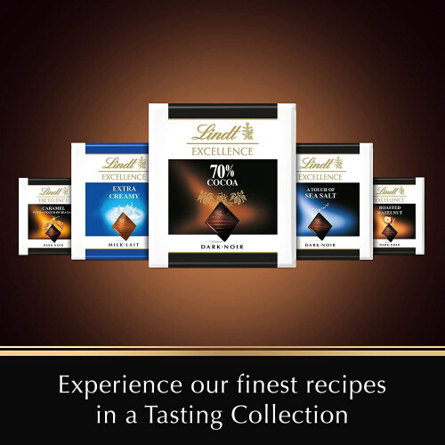 Lindt EXCELLENCE Tasting Collection - 20 Individually Wrapped Fine Dark ...