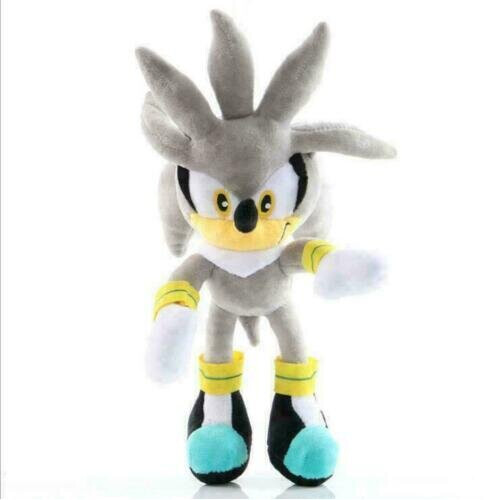 (Silver the Hedgehog) Sonic The Hedgehog Stuffed Animal Dolls Soft ...