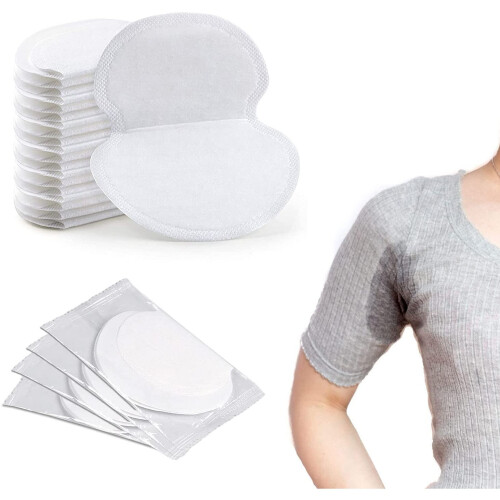 100PCS Underarm Sweat Pads, BTONGE Disposable Self Adhesive Armpit ...