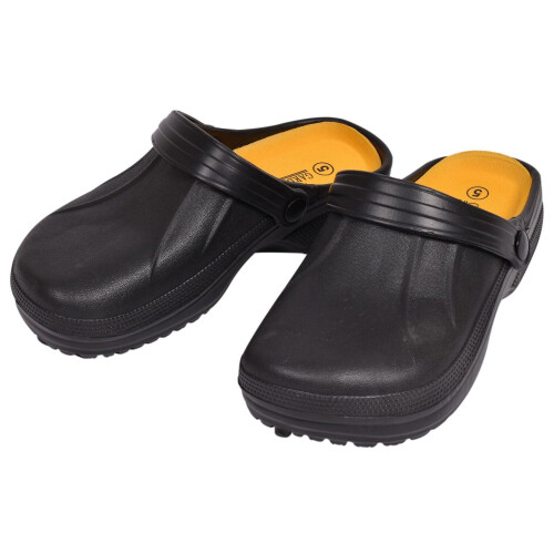 (Black, 4) Womens Garden Clogs Slip on Mules Sandal Chef Pool on OnBuy