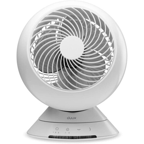 Duux Globe Table fan with remote control | LED display & touch function ...