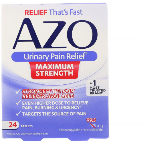 Azo Urinary Pain Relief Maximum Strength, 24 Tablets on OnBuy