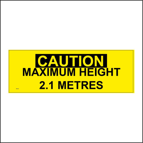 (150 x 50mm - 6 x 2, A - Sticker / Sav - Non-See Through) WT204 Caution ...