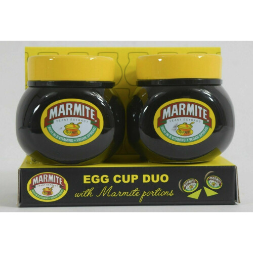 Marmite Egg Cup Duo Set with Marmite Portions on OnBuy