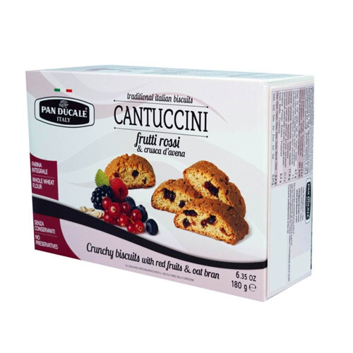 Panducale Crunchy Red Fruits & Oat Bran Biscuits 180 g on OnBuy