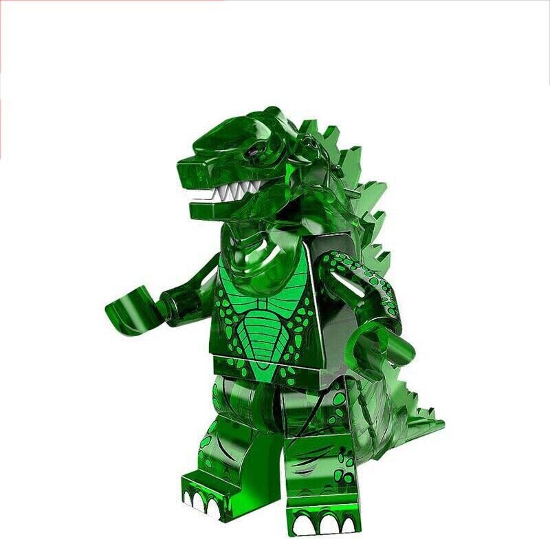 (Green) Godzilla Building Block Minifigures Model Action Figure Toys ...