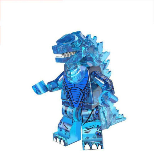 (Blue) Godzilla Building Block Minifigures Model Action Figure Toys ...