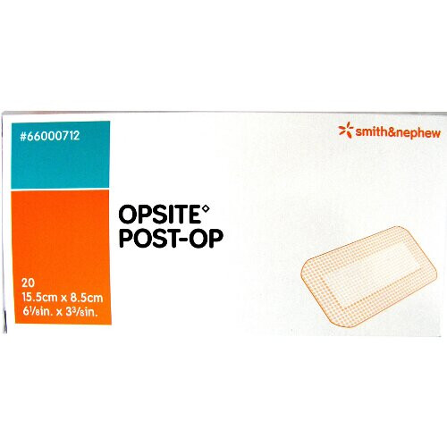 Opsite Post-Operative Dressing 15.5cm x 8.5cm - Pack of 10 Single ...