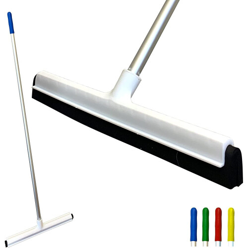 Professional Food Hygiene 18" Colour Coded Floor Squeegee Blade Blue on ...