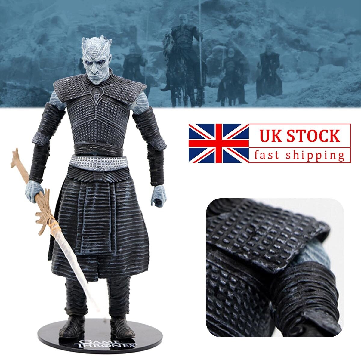 Game of Thrones Night King Figure A Song of Ice and Fire White Walker ...