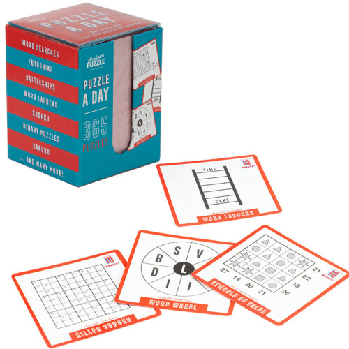 365 Puzzle A Day Set of Cards - Boxed Game on OnBuy
