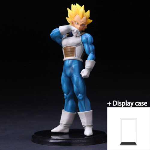 (D) With Display Case Dragon Ball Black-haired Vegeta Holding Stick ...