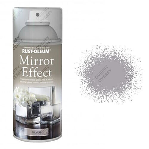 Rust-Oleum Silver Mirror Effect Spray Paint Gloss 150ml on OnBuy