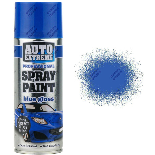 Blue Gloss Spray Paint 400ml on OnBuy