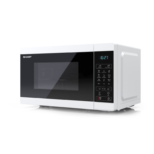 Sharp YC-MG02U-W White 20L 800W Microwave with 1000W Grill and Touch ...