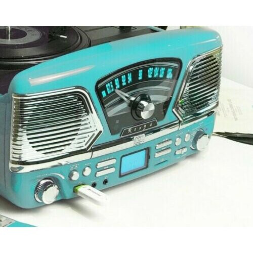 Roxy 4 Vinyl Record Player Turntable CD Radio USB Bluetooth Music ...