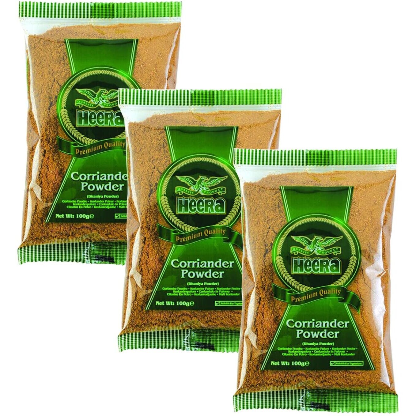 (Pack of 3) Heera Coriander Powder (Dhaniya Powder) 100g, Dhaniya ...