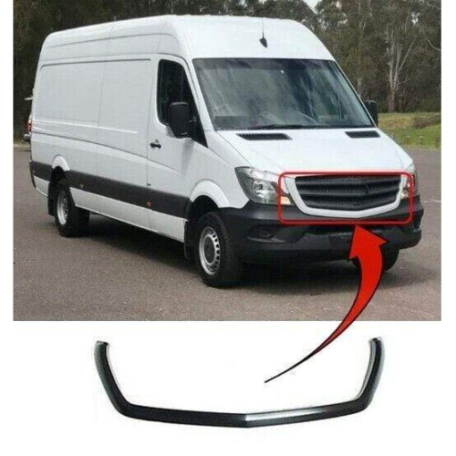 Mercedes Sprinter Ncv3 2013-2018 Front Grille Frame Surround Mat Black ...
