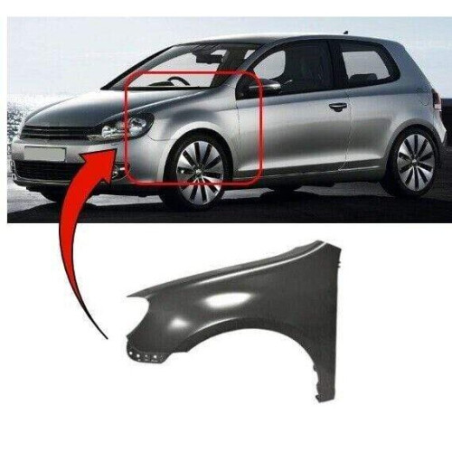 VW Golf Mk6 2008-2013 Front Wing Primed Passenger Side on OnBuy