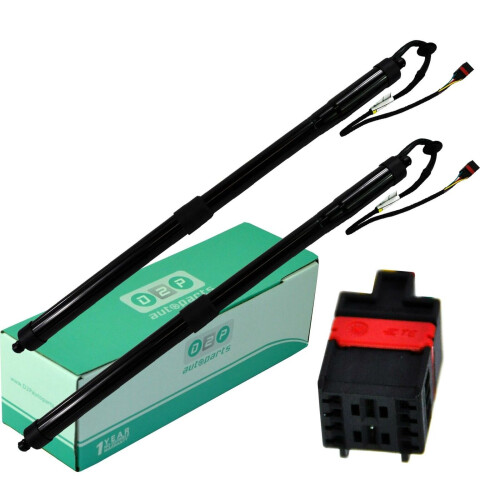 REAR AUTO TAILGATE GAS STRUTS SPINDLE DRIVE PAIR PORSCHE CAYENNE 92A ...