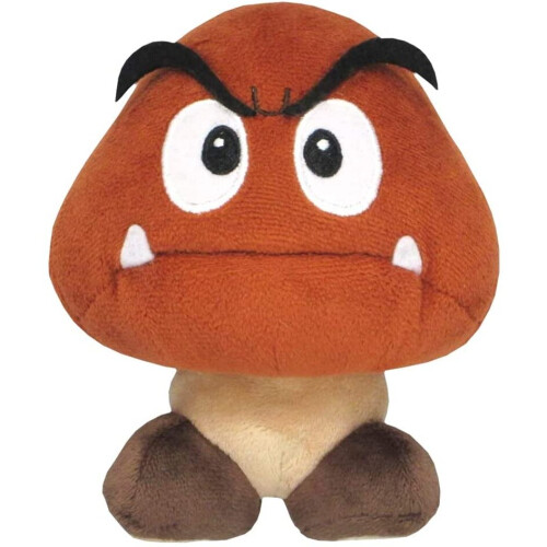 Super Mario AC12 Goomba Sanei Officially Licensed Plush Multicolour