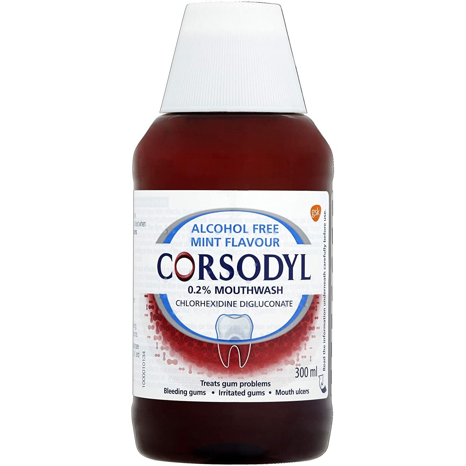 Corsodyl 0.2% Mouthwash, Gum Disease & Bleeding Gum Treatment Mouthwash ...