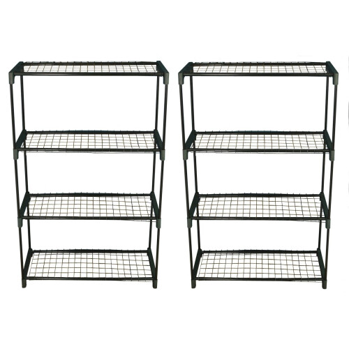Greenhouse Staging Shelving Racking 4 Tier (Pack of 2) on OnBuy