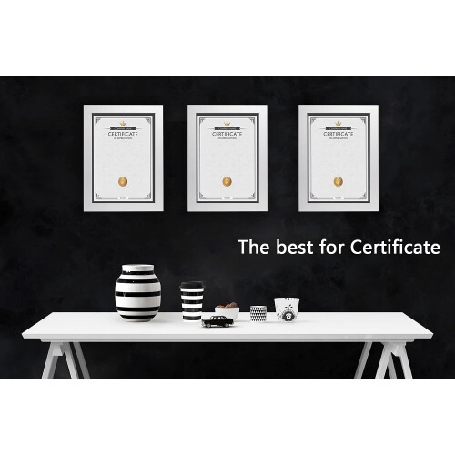 A4 White Photo Frames With Mount for A5(8x6") Set Of 3,Oxford Garllery ...