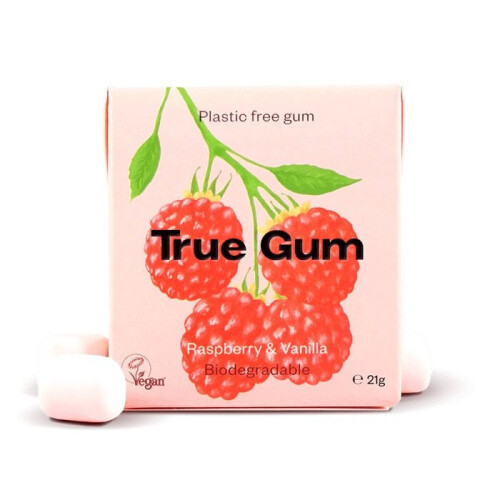 True Gum Raspberry & Vanilla Chewing Gum 21g (Pack of 24) on OnBuy