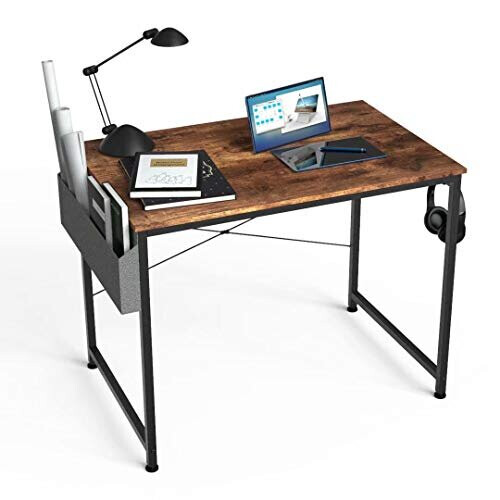 HOMIDEC Writing Computer Desk, Office Work Desk for student and worker ...