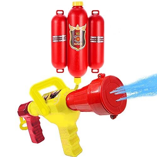Goolsky Fireman Toys Backpack Water Pistol Spraying Toy Blaster ...