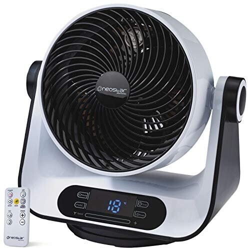 Neostar Electronics Remote Control Rotating/Oscillating Fan - 8 Inch, 4 ...