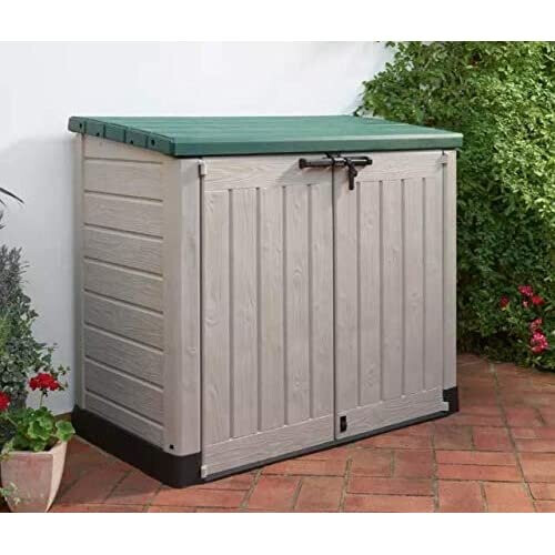 Storage Keter Store It Out Max 1200L Shed - Beige/Green on OnBuy